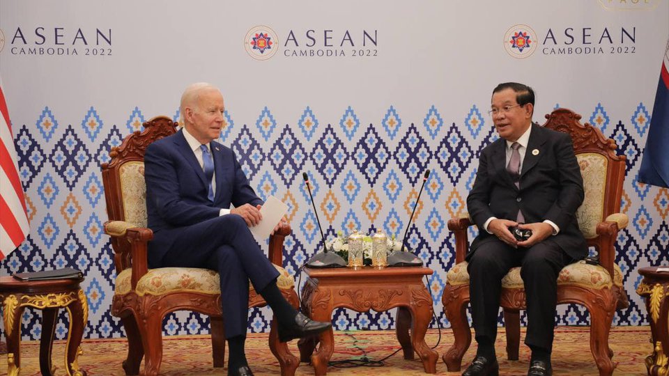 US President Joe Biden Meets With Hun Sen | Kiripost