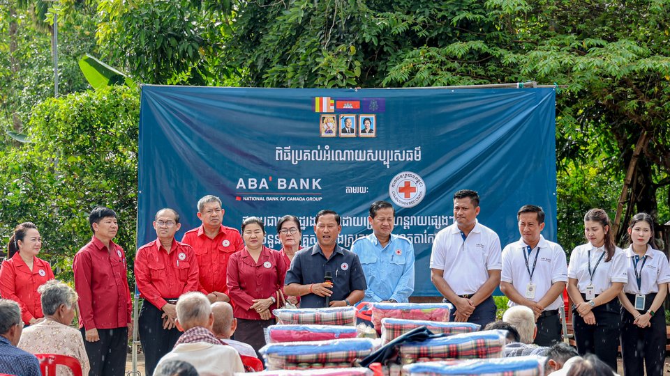 Disaster Relief Effort: ABA and Cambodia Red Cross Donate Kits to 55 ...